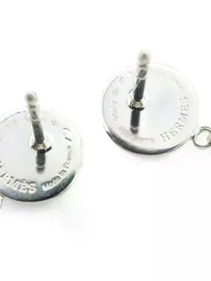 Hermès 2010s Circle-design Earrings