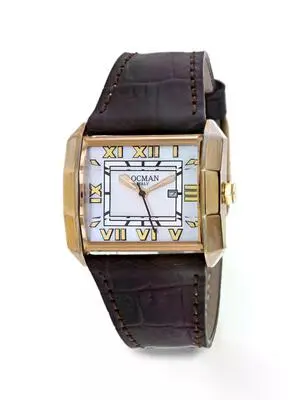 Locman Leather-strap 41mm Watch - Silver