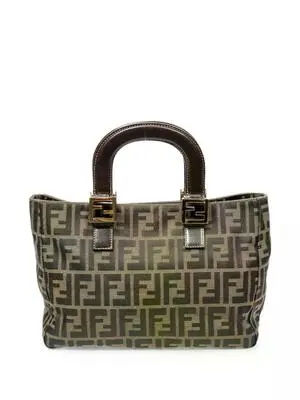 Fendi Small Zucca-pattern Tote Bag - Brown
