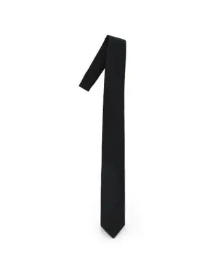 Corneliani Pointed-tip Tie - Black