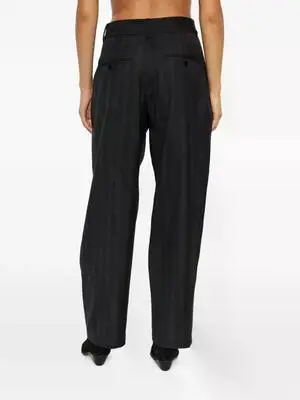 Isabel Marant Étoile Mayera Wool Pinstripe Trousers