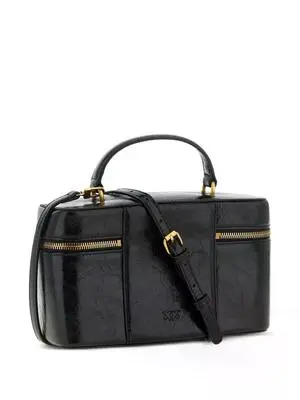 Pinko Love Birds Crumpled-effect Tote Bag