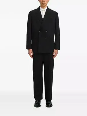 SELECTED Loose-fit Tailored Trousers - Black