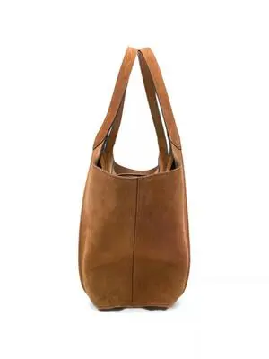 TOD'S T Timeless Suede Tote Bag