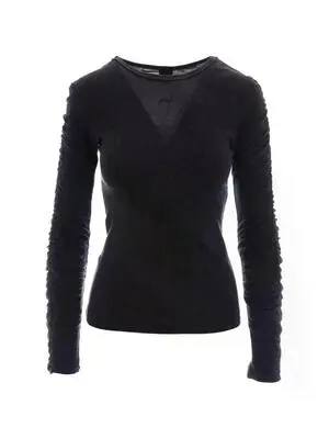 Pinko Ruched-sleeve Sweater - Grey