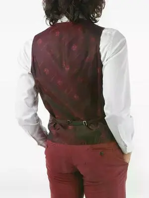 Corneliani Double-breasted Silk Waistcoat