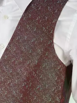 Corneliani Double-breasted Silk Waistcoat