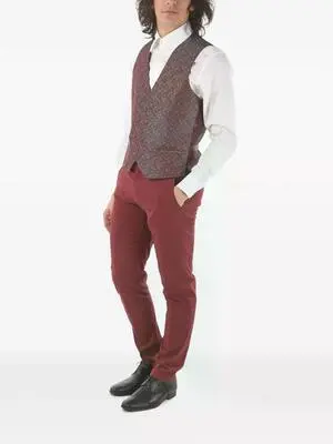 Corneliani Double-breasted Silk Waistcoat