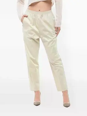 Woolrich Elasticated-waist Flat-front Trousers - Neutrals