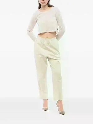 Woolrich Elasticated-waist Flat-front Trousers