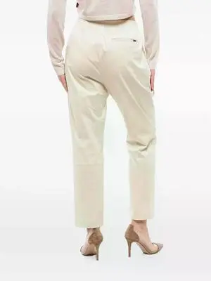 Woolrich Elasticated-waist Flat-front Trousers