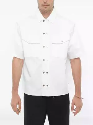 Neil Barrett Boxy-fit Short-sleeve Shirt - White