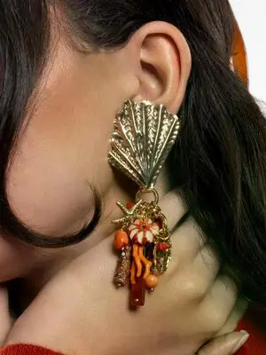 Gas Bijoux Shellita Beach Charm Earrings