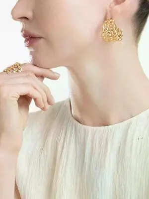 Gas Bijoux Olea Openwork Hoop Earrings