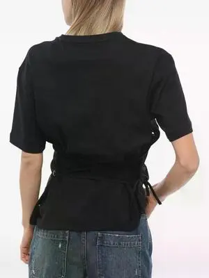 John Richmond Cotton Logo Print T-shirt - Black