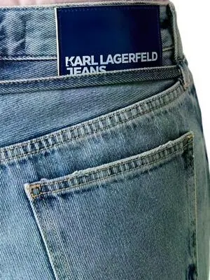 Karl Lagerfeld Tie-fastening Wide-leg Jeans