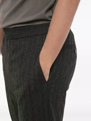 Neil Barrett Slim-fit Tapered Trousers With Zip Ankles
