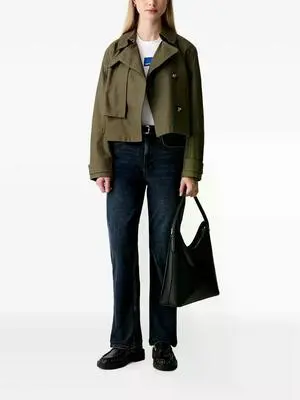Karl Lagerfeld Straight Leg Jeans With Logo Patch