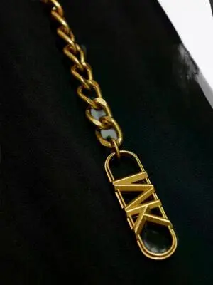 Michael Kors Tiered Maxi Dress With Chain Belt