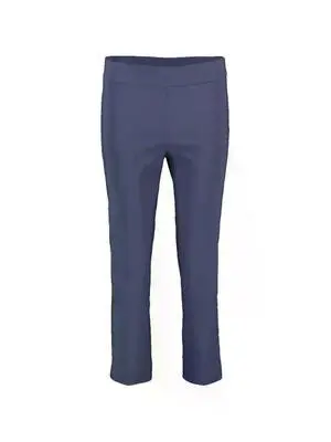 Avenue Montaigne Brigitte Side-slit Trousers - Blue