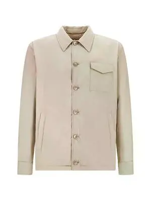 Herno Suede-effect Padded Jacket