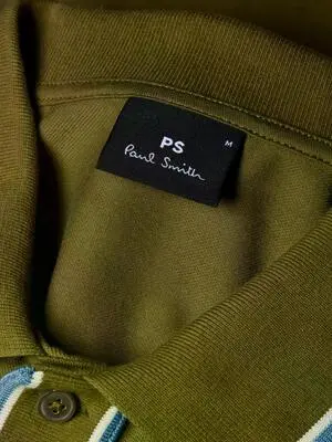 Paul Smith Striped-trim Polo Shirt - Green