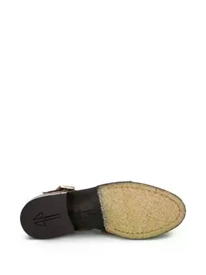 BILLI BI Buckle-fastening Caged Sandals - Brown