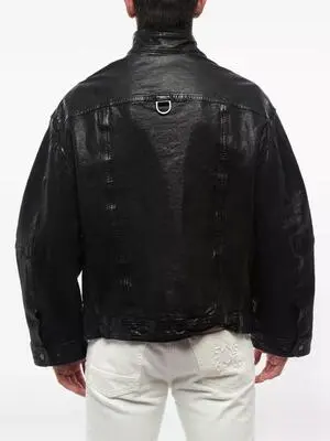 Neil Barrett Multi-pocket Leather Jacket