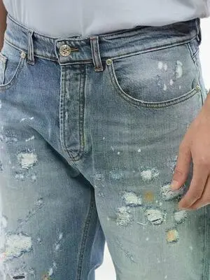 John Richmond Distressed-effect Regular-fit Jeans