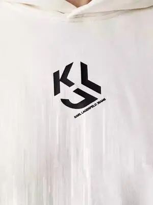 Karl Lagerfeld Logo Print Hoodie
