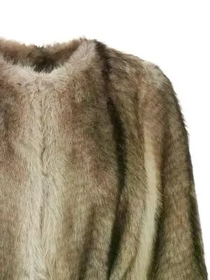 TWINSET Belted Gradient-effect Coat