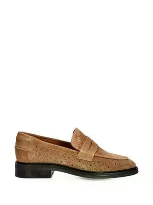 BILLI BI Perforated Penny Loafers
