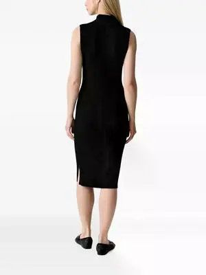Karl Lagerfeld Ribbed-knit Midi Dress