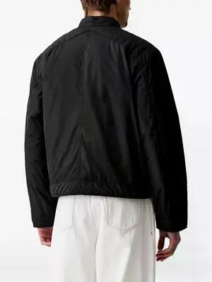 Karl Lagerfeld Logo-patch Quilted-panel Jacket