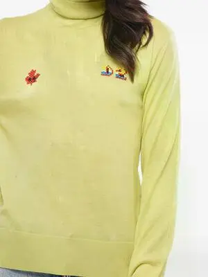 Dsquared2 Embroidered Turtleneck Sweater