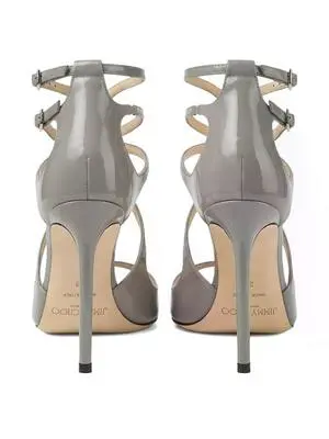 JIMMY CHOO Azia 95 Sandals - Grey