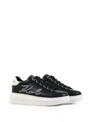 Karl Lagerfeld Embroidered Logo Sneakers
