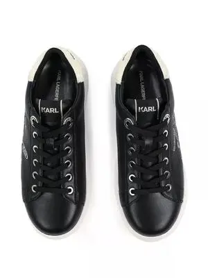 Karl Lagerfeld Embroidered Logo Sneakers