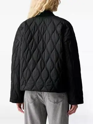 Karl Lagerfeld Quilted Drop-shoulder Jacket