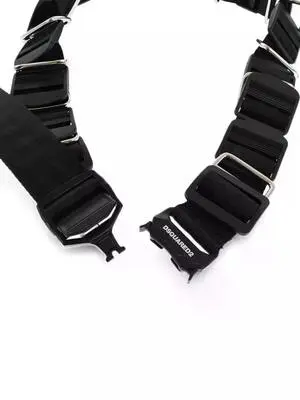 Dsquared2 Logo Print Buckle Fastening Belt