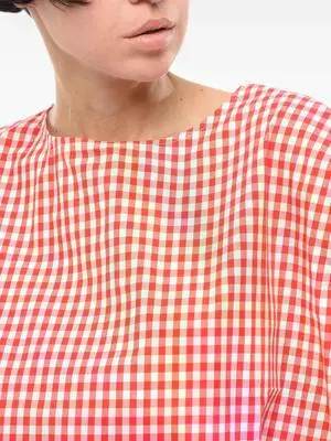 Woolrich Checked-pattern Cotton Blouse - Red