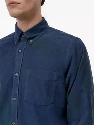 Closed Button-down Corduroy Shirt