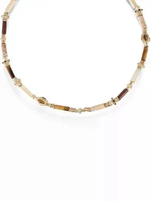 Gas Bijoux Kali Tiger's Eye Necklace - Gold