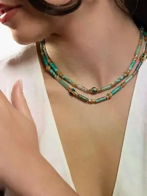 Gas Bijoux Kali Tiger's Eye Necklace
