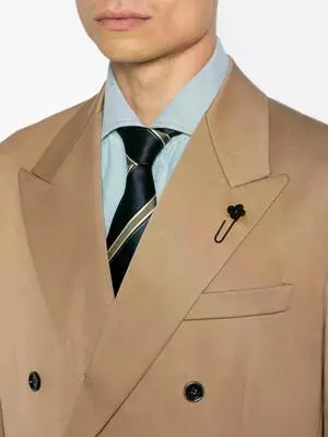 LARDINI Double-breasted Peak-lapel Blazer