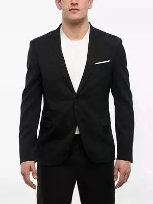 Neil Barrett Single-breasted Narrow-fit Blazer - Black