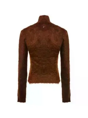 DONDUP Brushed-effect Roll-neck Sweater