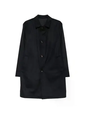 KIRED Cashmere Button-down Coat - Blue