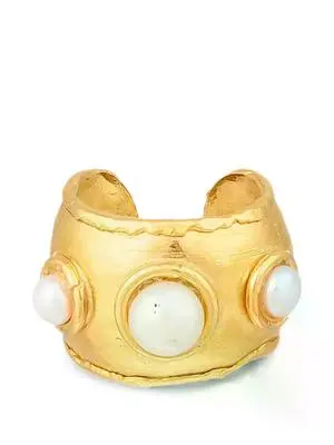 Sylvia Toledano Dune Pearl-embellished Ring - Gold