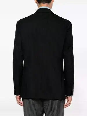 LARDINI Pinstripe Double-breasted Blazer